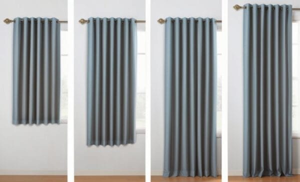 Curtain Size Chart: Choosing The Right Curtains Made Easy